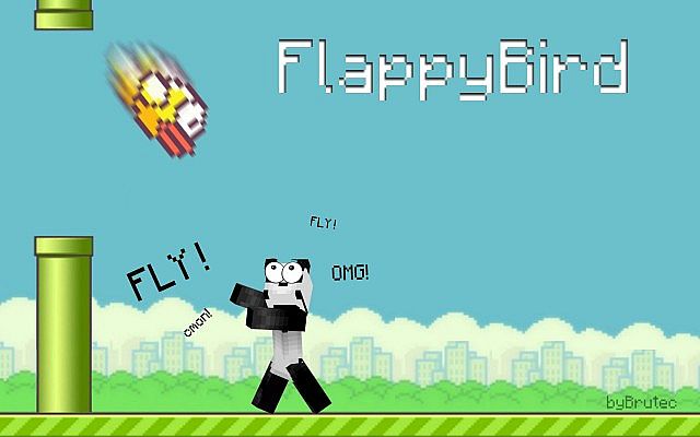 Flappy Bird Map - 9Minecraft.Net