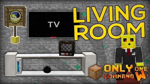 Minecraft Living Room Tv