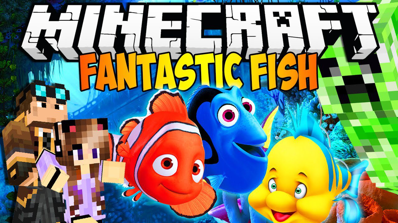 Fantastic Fish Mod 1.7.10 (Deep Sea Fishing, Jaws) - 9Minecraft.Net