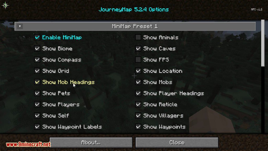 Files Journeymap Server Mods Projects Minecraft
