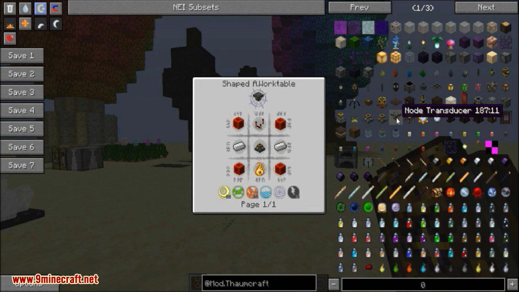Thaumcraft NEI Plugin 1.7.10 (Recipes in Thaumonomicon) - 9Minecraft.Net