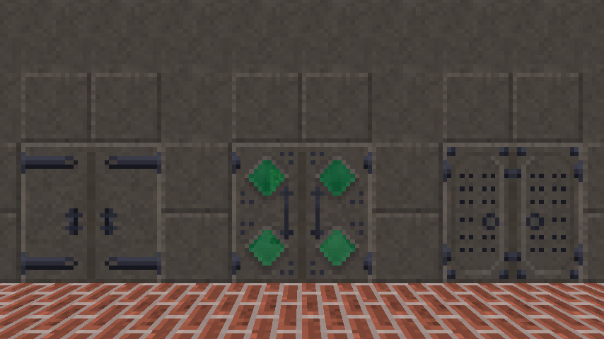 Engineer's Doors Mod 1.12.2 (Doors Made Out of Treated Wood and Steel ...