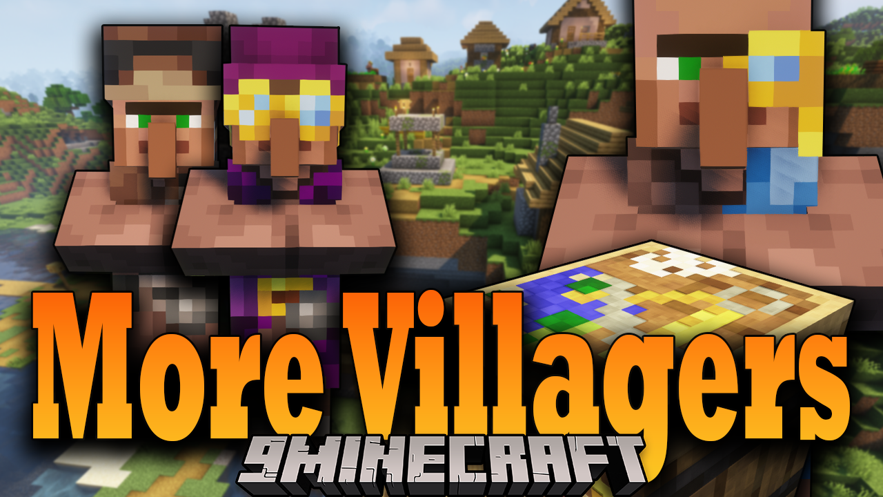 More Villagers Mod [1.19.2, 1.18.2] - New Set of Villagers' Professions ...