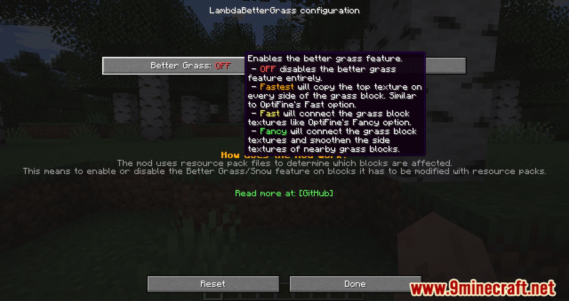 Lambda Better Grass Mod 1192 1182 Grass Focused Settings Mc Modnet