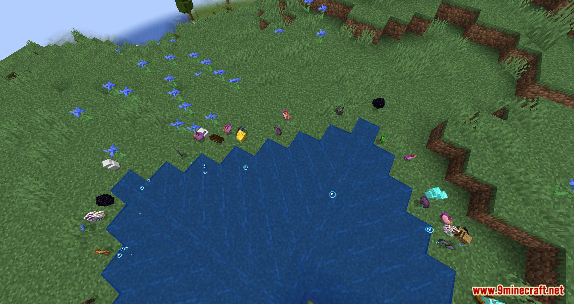 Minecraft But Grass Is Op Data Pack 1192 119 Grass Drop More Loots Mc Modnet