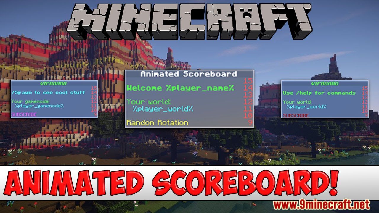 Animated Scoreboard Plugin 1 15 2 1 14 4 Bukkit Spigot Paper