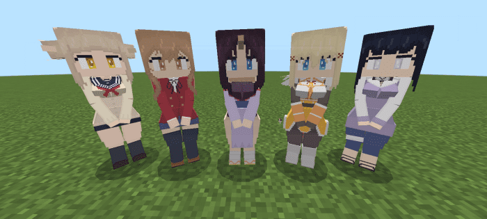 Anime Waifus Addon 1 20 1 19 Mcpe Bedrock Mod 9minecraft Net