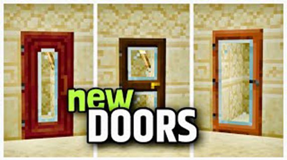 Glass Doors Texture Pack 119 Mcpebedrock 9minecraftnet