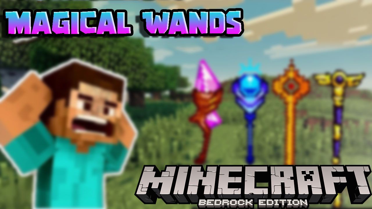 Magical Wands Addon (1.19) - MCPE/Bedrock Mod - Mc-Mod.Net