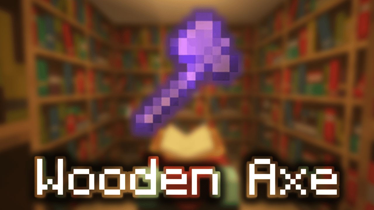 Wooden Axe Minecraft Minecraft Axe (With Pixelated
