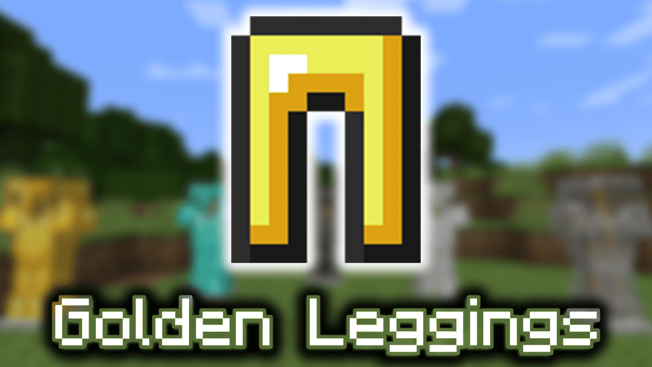 Minecraft Gold Leggings