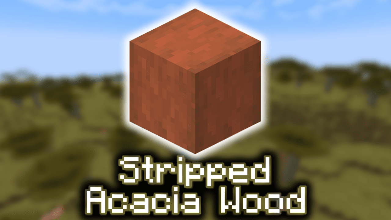 Acacia Wood Minecraft