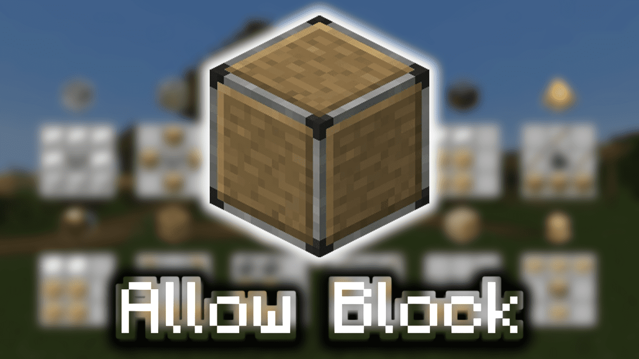 Allow Block - Wiki Guide - 9Minecraft.Net Allow Block - Wiki Guide - 9Minecraft.Net