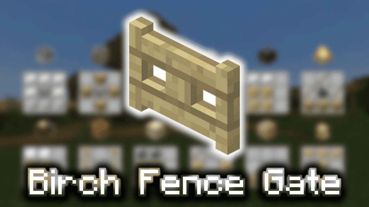 How To Make A Fence Gate In Minecraft
