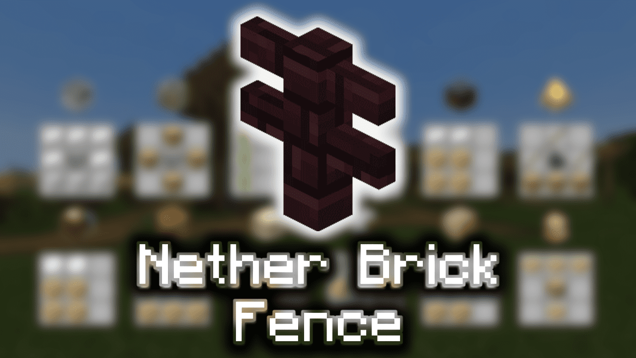 Nether Brick Fence - Wiki Guide - 9Minecraft.Net Nether Brick Fence - Wiki Guide - 9Minecraft.Net