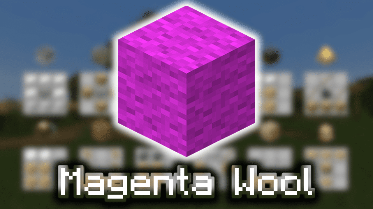 Magenta Dye Minecraft