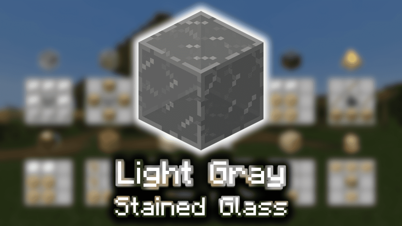 Light Gray Stained Glass Wiki Guide 9minecraftnet