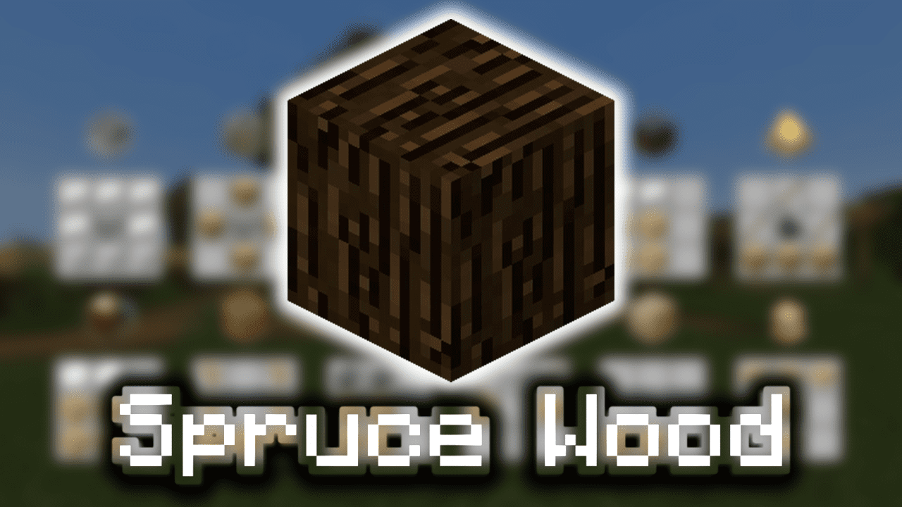Spruce Wood Minecraft