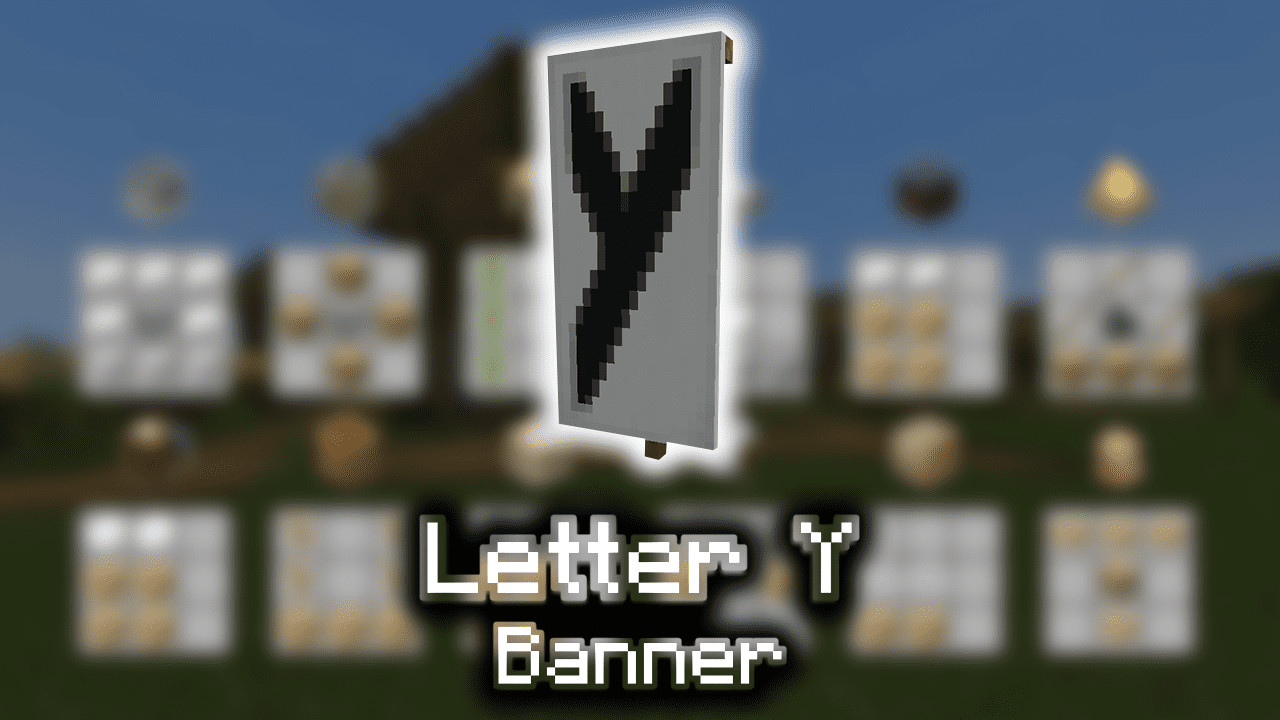 Minecraft Letter Y
