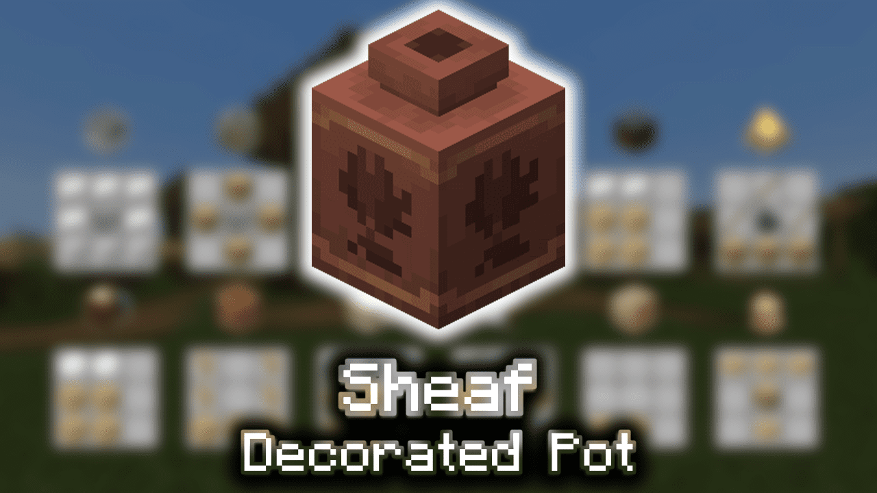 Sheaf Decorated Pot - Wiki Guide - 9Minecraft.Net