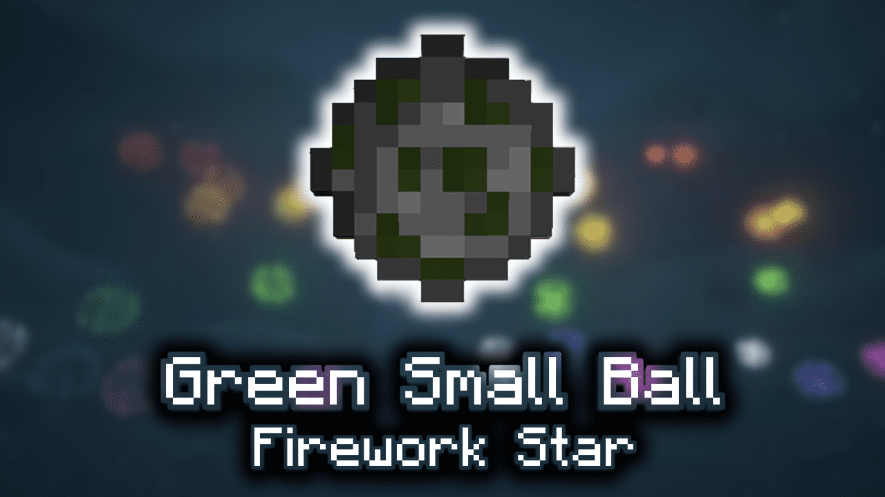 Green Small Ball Firework Star - Wiki Guide - 9Minecraft.Net Green Small Ball Firework Star - Wiki Guide - 9Minecraft.Net