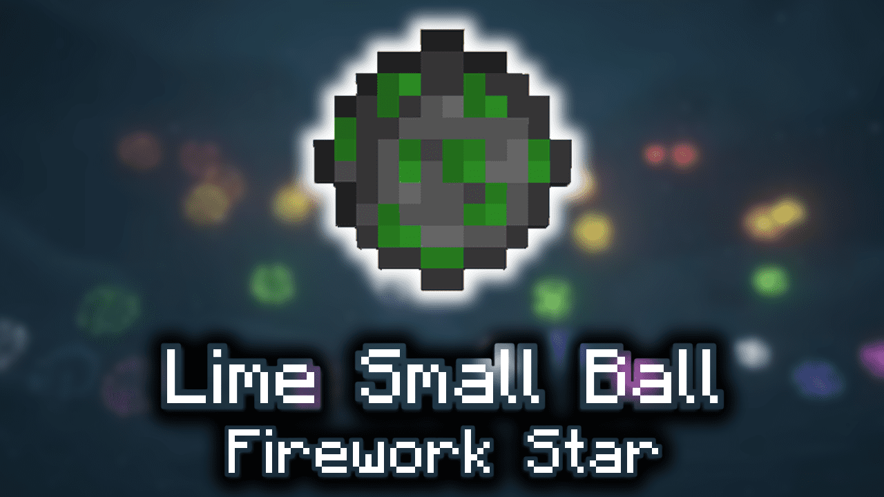 Firework Star Minecraft