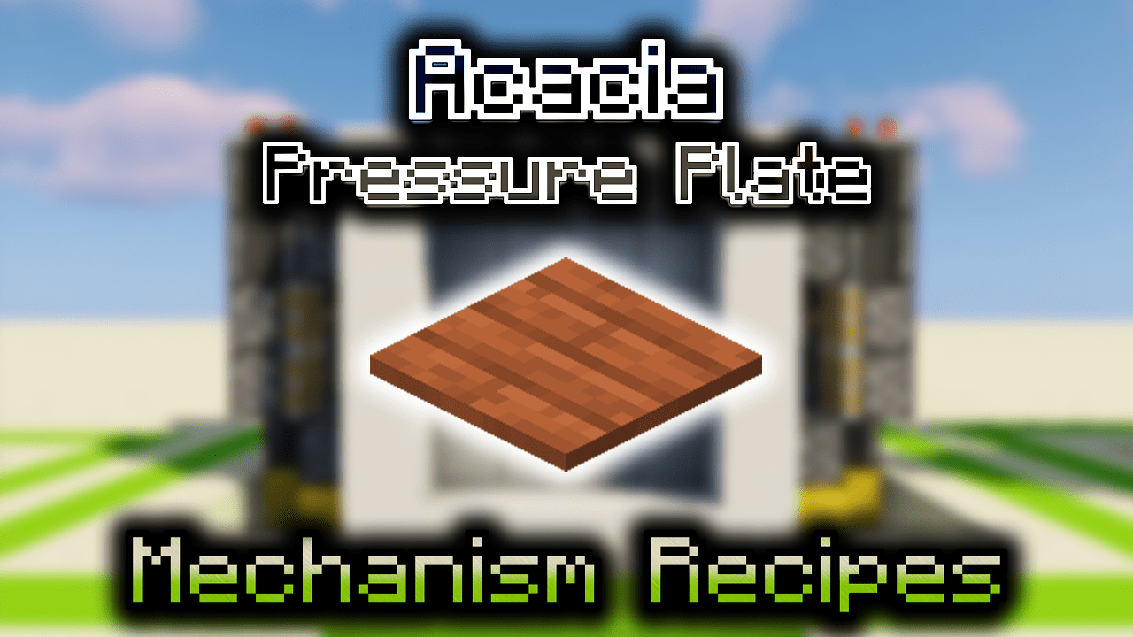 Minecraft Pressure Plate Types at Matthew Elmore blog