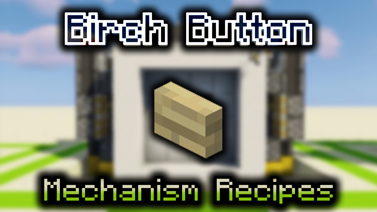 How To Make A Button In Minecraft