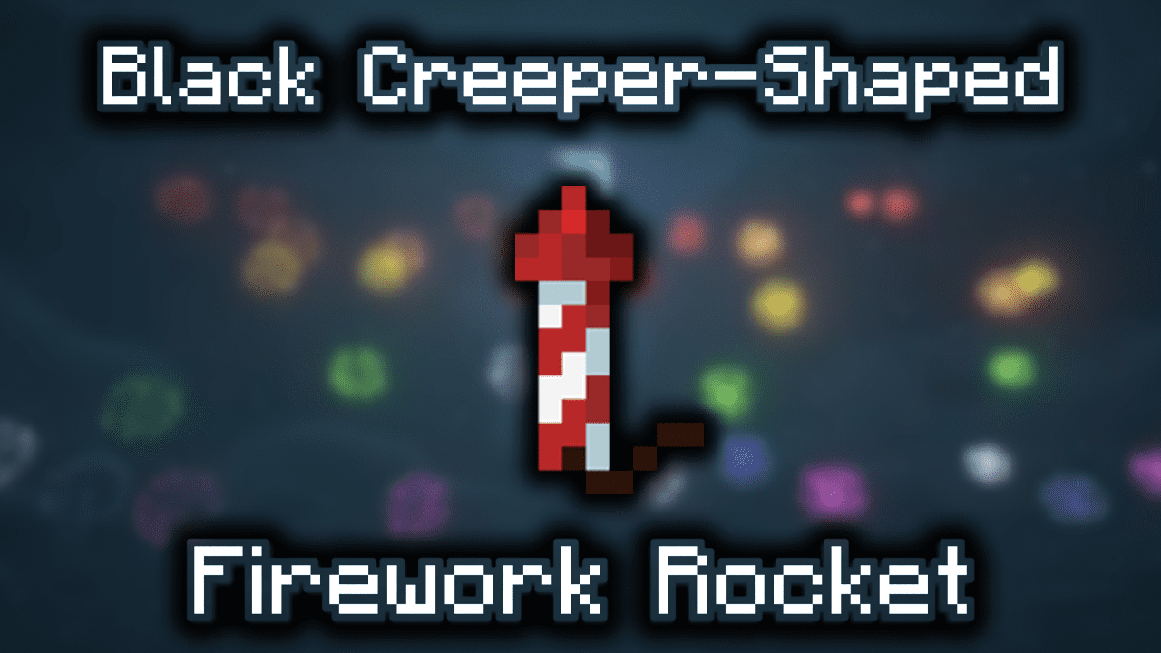 Minecraft Black Creeper