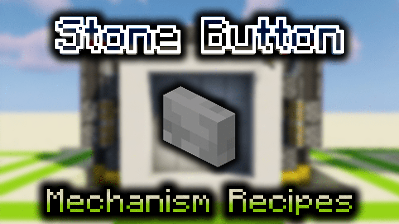 Minecraft Button Recipe