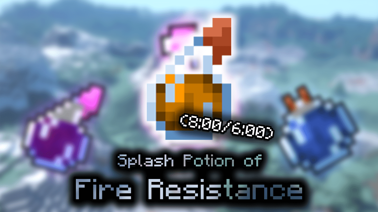 How To Make A Splash Potion Of Fire Resistance In Minecraft Pe at ...