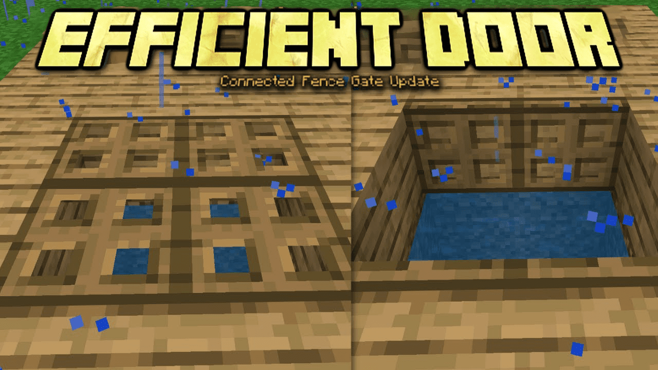 Kamiis Efficient Door Addon 120 119 Mcpebedrock Script 9minecraftnet