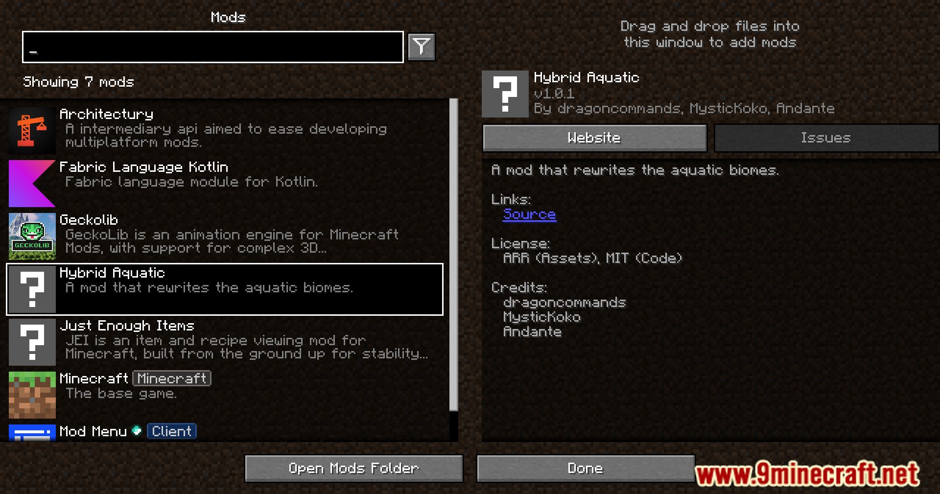 Hybrid Aquatic Mod (1.20.4, 1.19.4) – From Swamps To Sea Caves ...