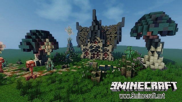 Elven House Map - 9Minecraft.Net